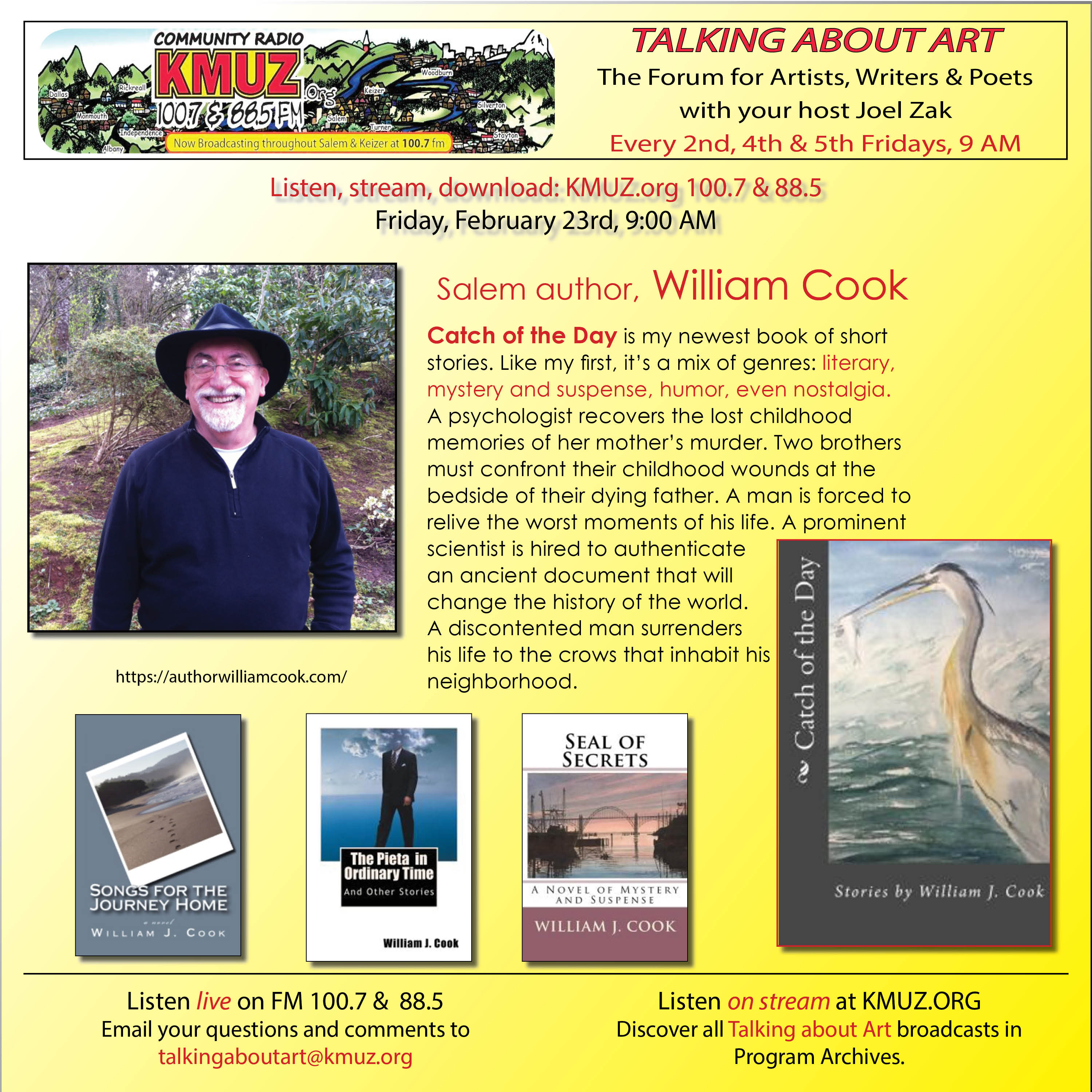 Two Interviews | William J. Cook